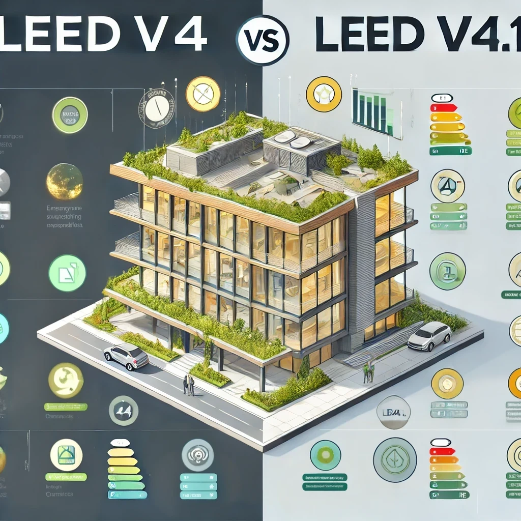 What are the key differences between LEED v4 and LEED v4.1? - LEED Sweden